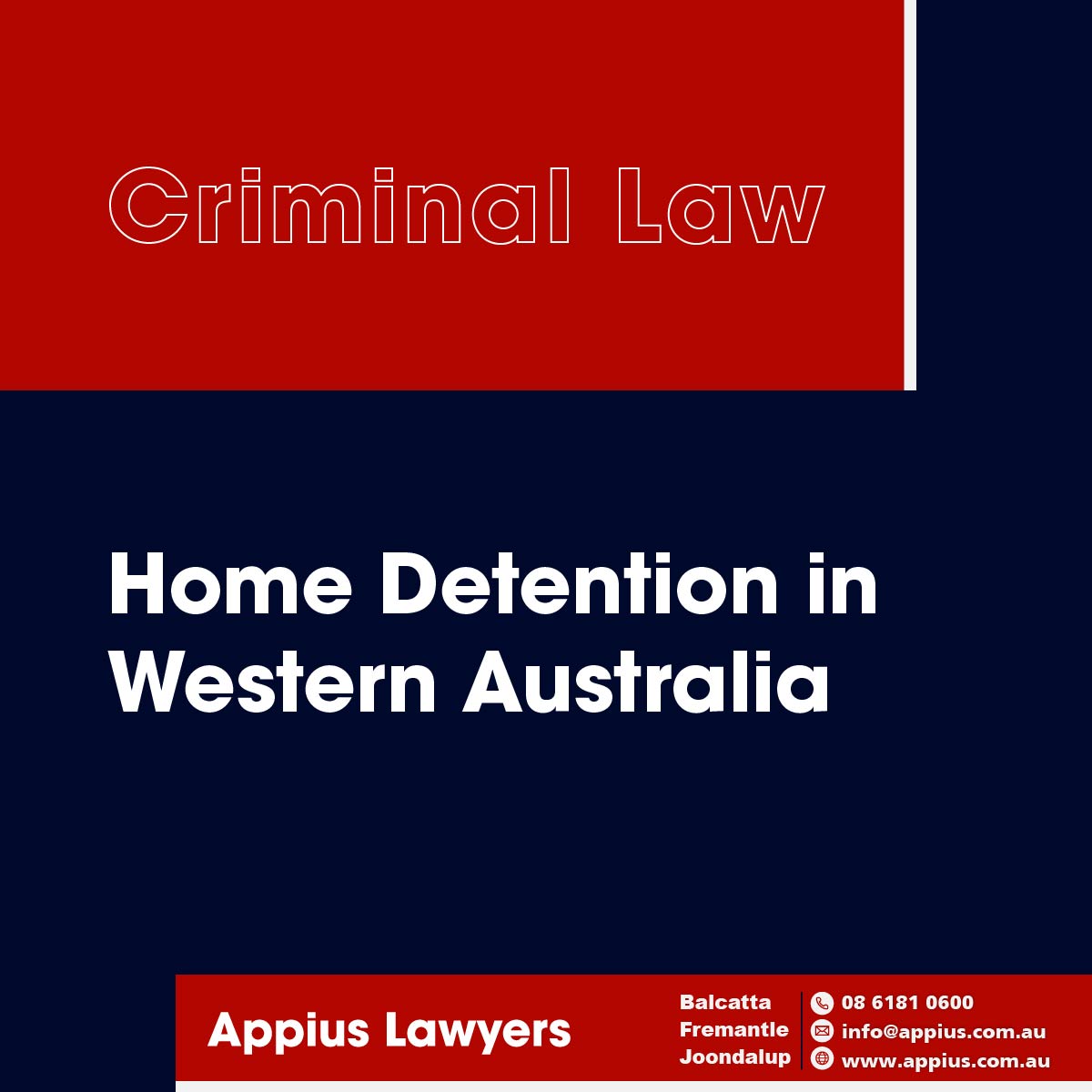Conditional Monitored Bail and Home Detention in WA - Appius Lawyers